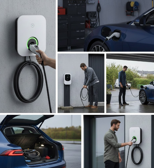 Wallbox avec câble attaché ou prise T2S : avantages – Guide rénovation